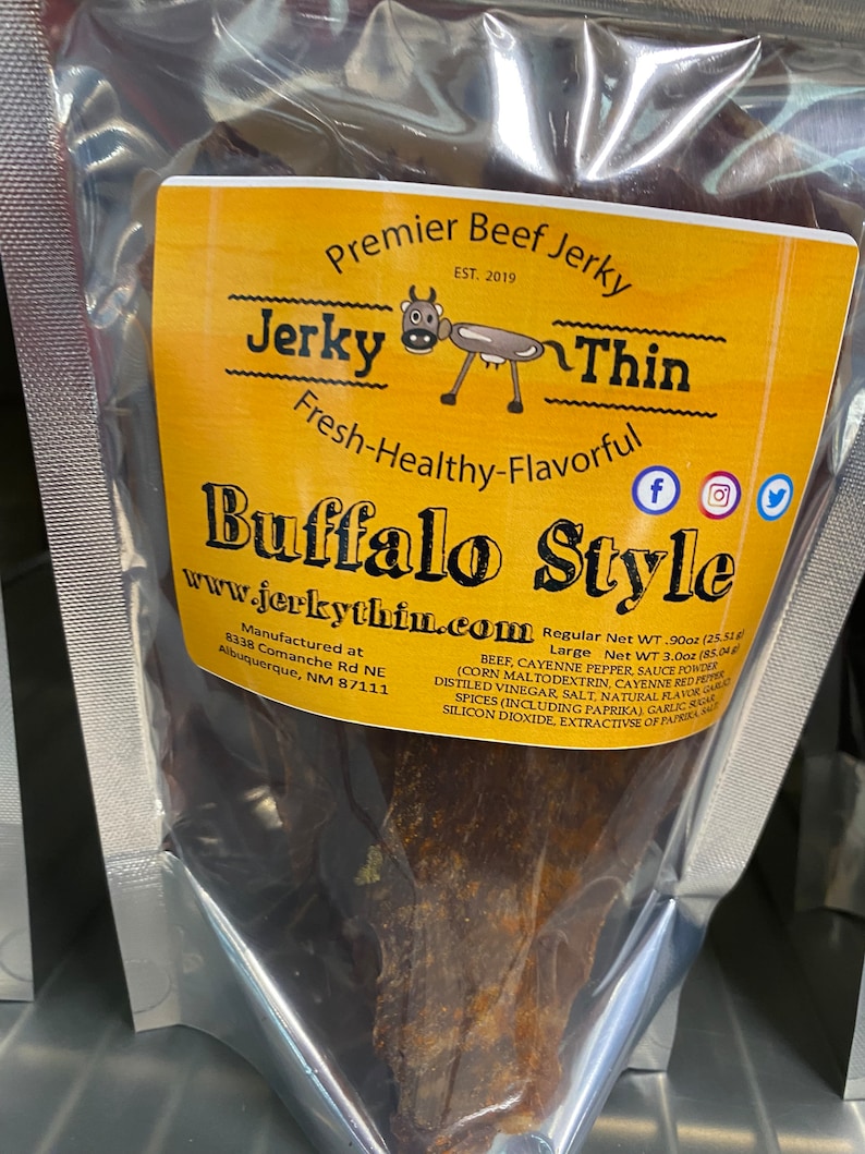 LG Buffalo Style Beef Jerky!! the Famous Recipe—by Jerky Thin - Etsy