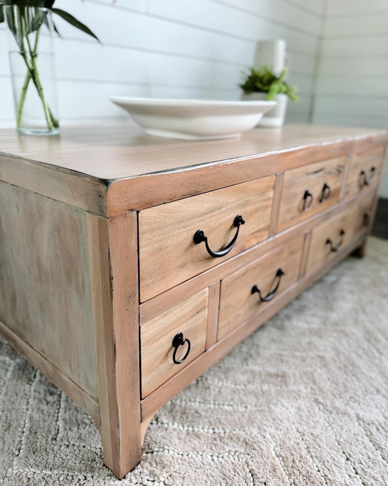 SOLD DO NOT Buy!coffee Table, Large Solid Wood, Heavy, Refinished ...