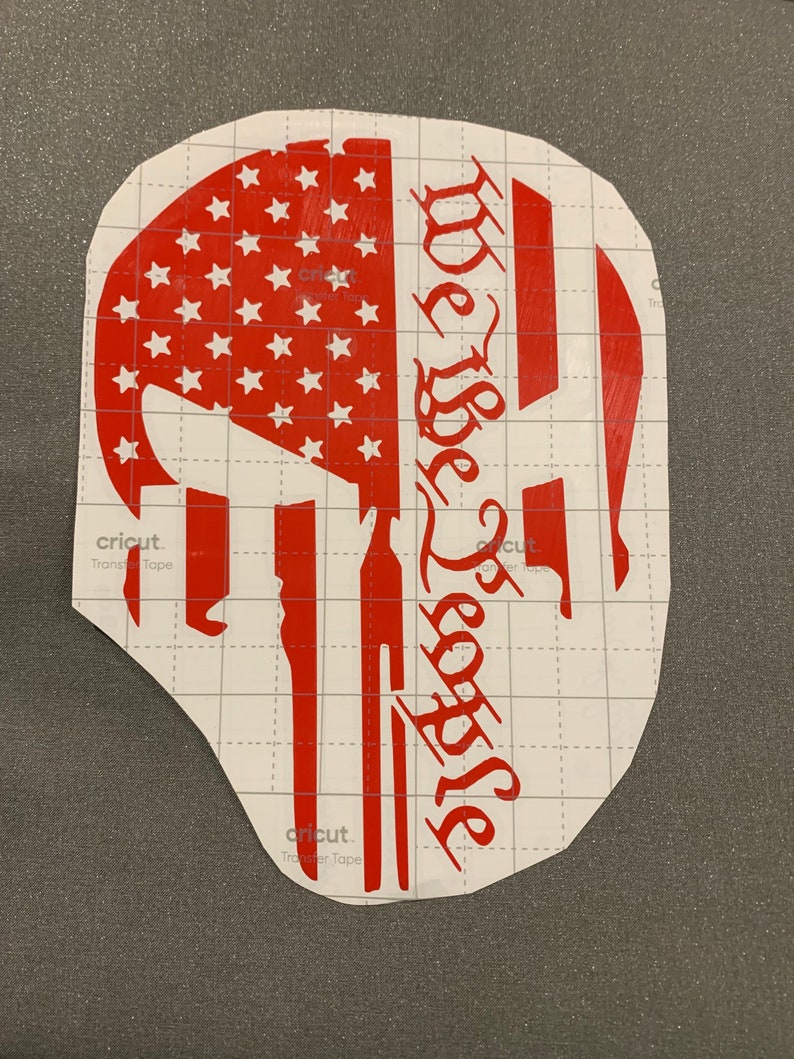 We the People Skull Decal - Etsy