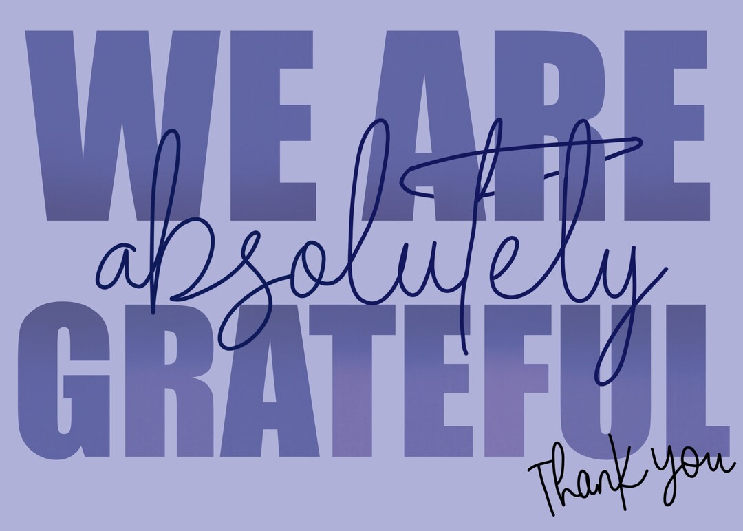 Thank You Card - Etsy