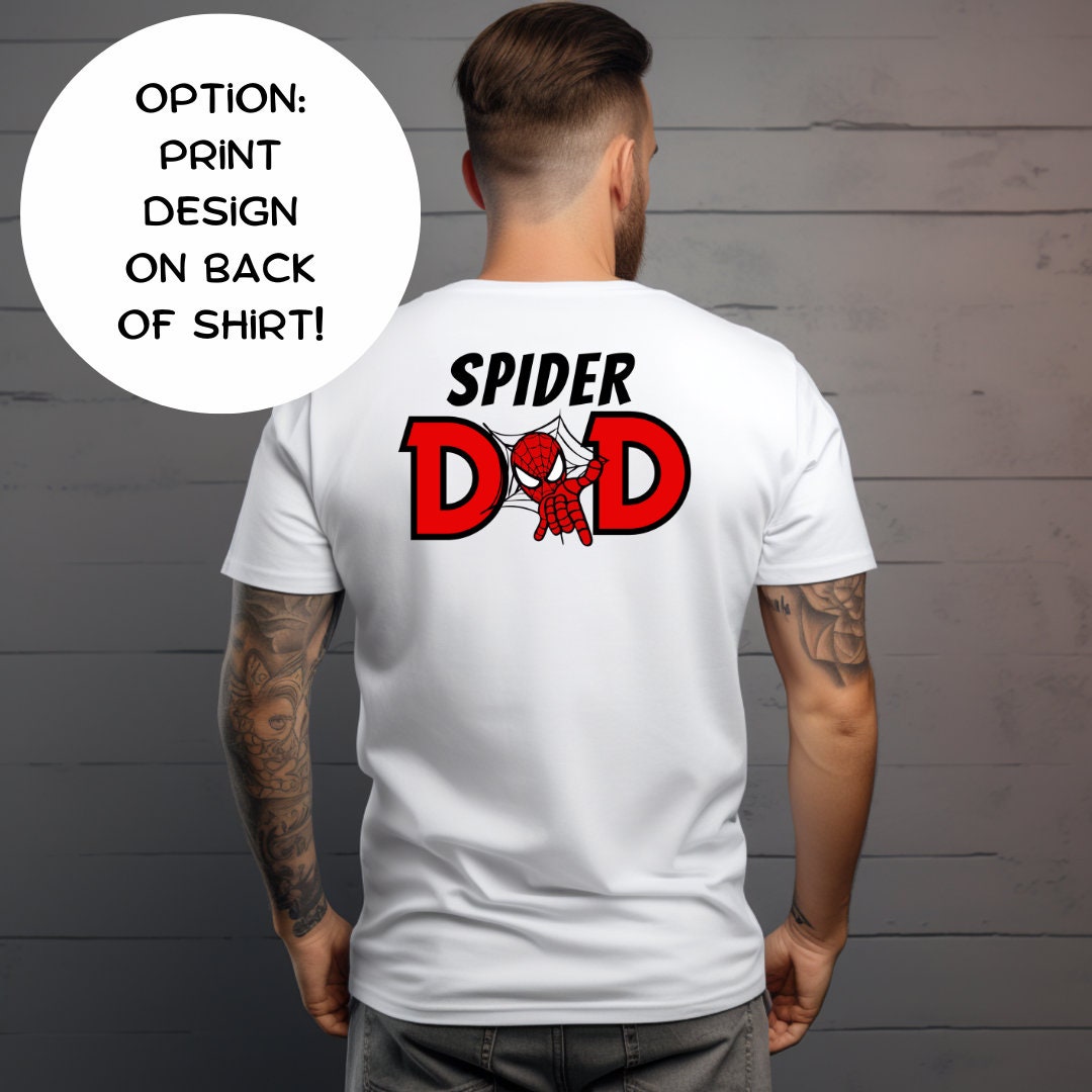 Custom Family Spider Shirts, Spider Dad, Spider Mom Shirts, Spiderman ...