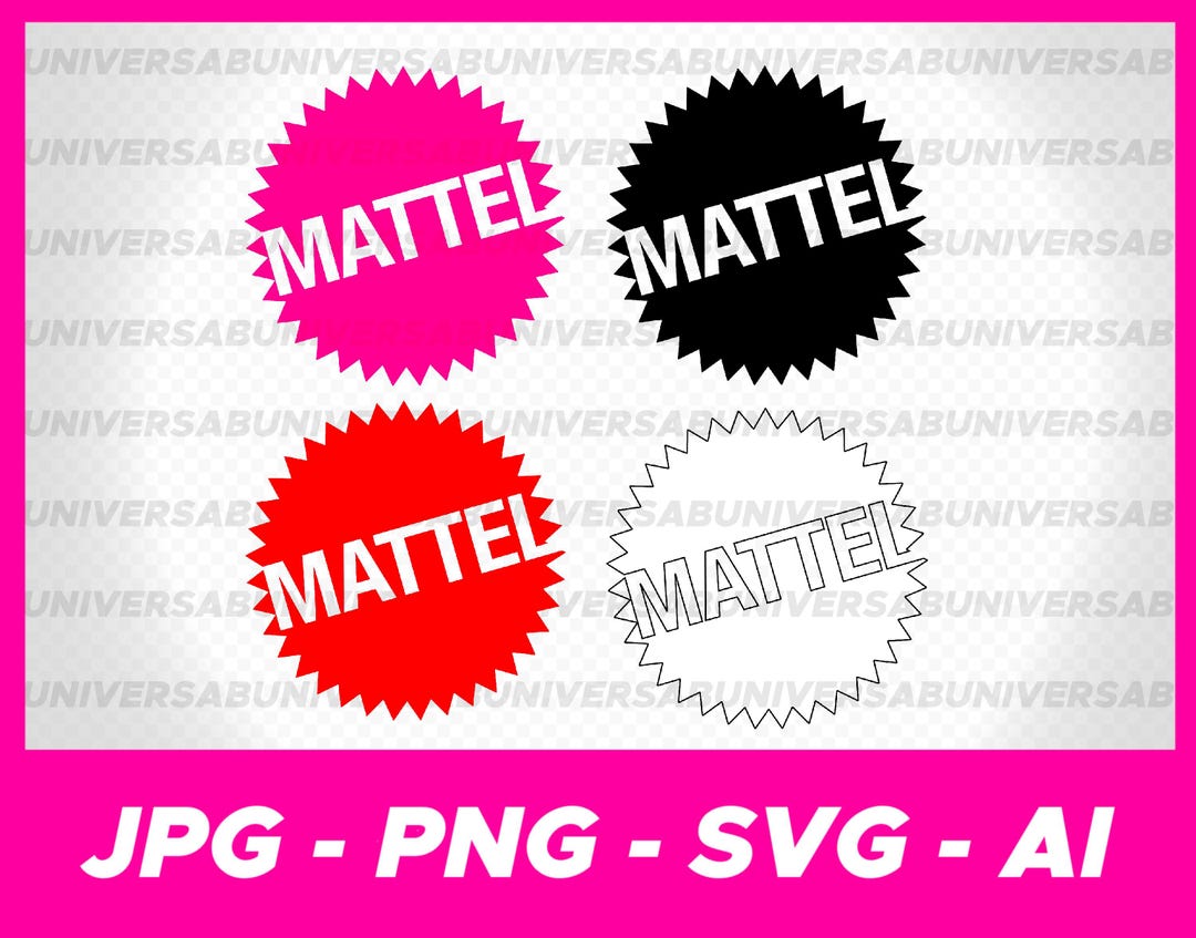 Mattel Logo SVG PNG AI - Etsy UK