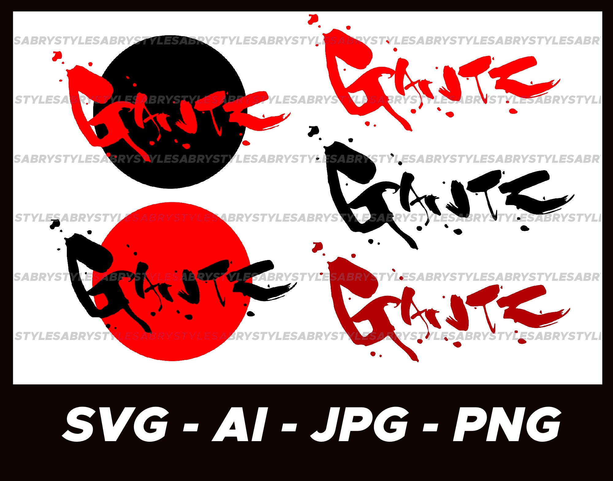 GANTZ Logo Manga Gantz Anime Logo SVG PNG - Etsy Canada