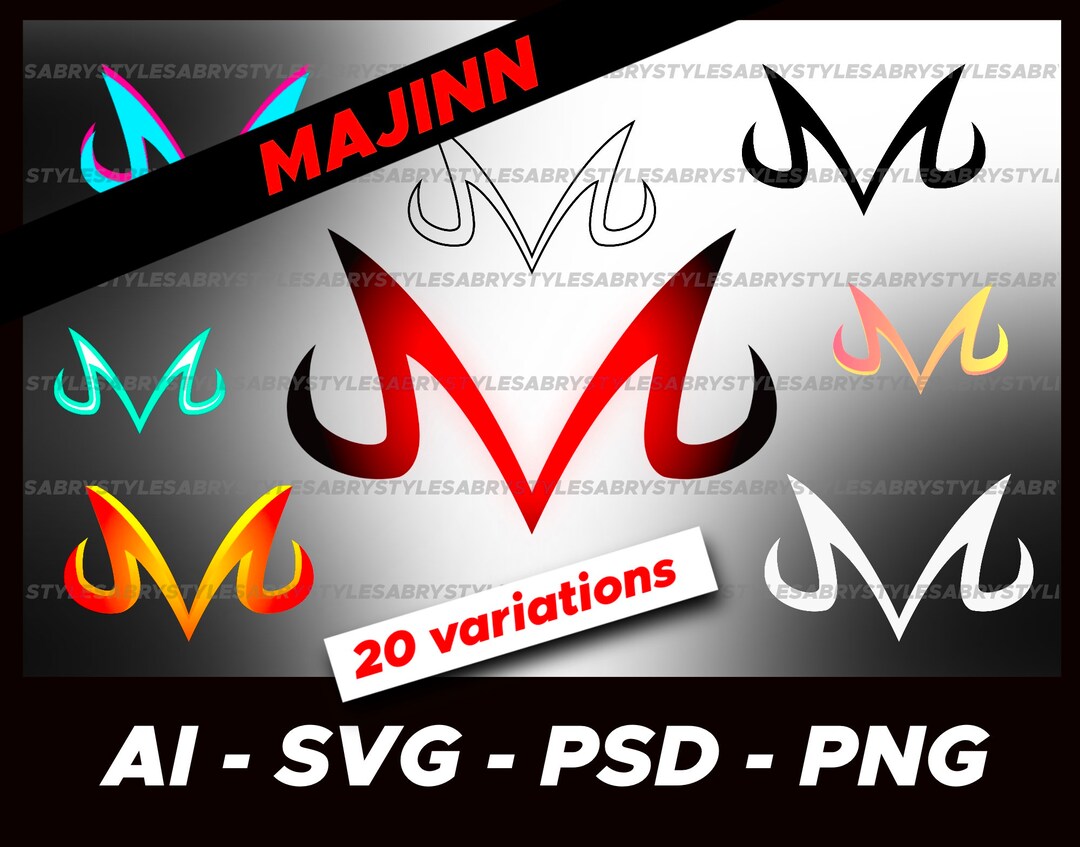Majinn Brand Symbol Buu Majinn Vegeta Babidi Dbz Dragonballz Anime ...
