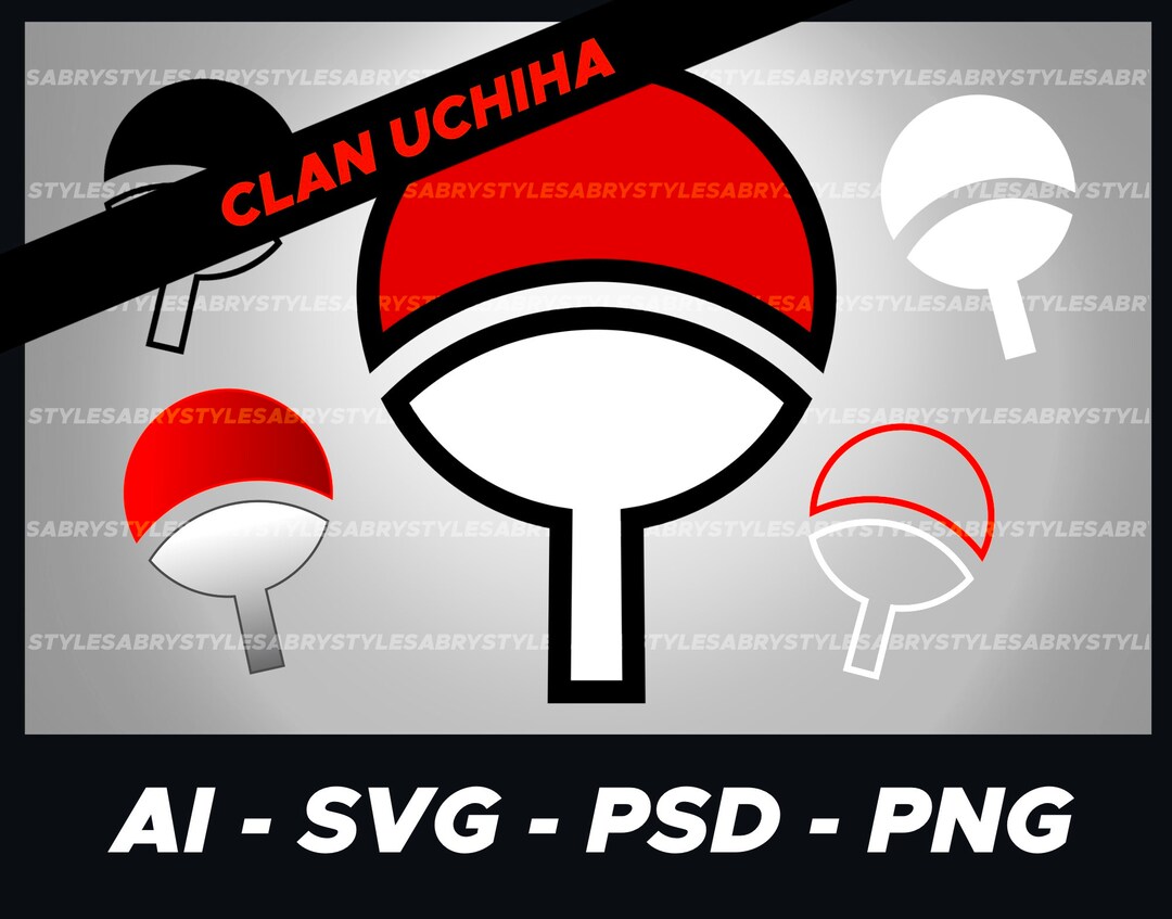 Symbol Uchiha Clan Uchiwa Svg Logo Naruto Ninja Sasuke - Etsy Australia