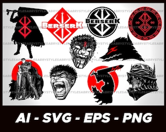 Brand of Sacrifice Berserk Manga Symbol Berserker Anime Guts Svg Ai Psd ...