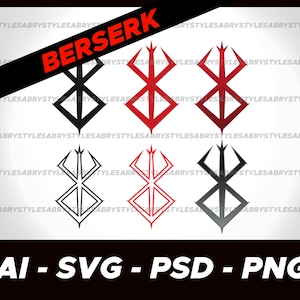 Brand of Sacrifice Berserk Manga Symbol Berserker Anime Guts Svg Ai Psd ...