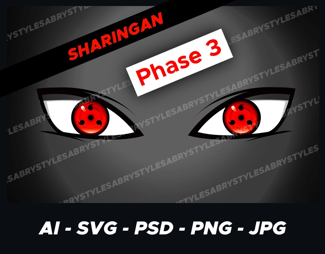 Dojutsu Sharingan Eyes Shinobi Sasuke Uchiha Clan Uchiha - Etsy