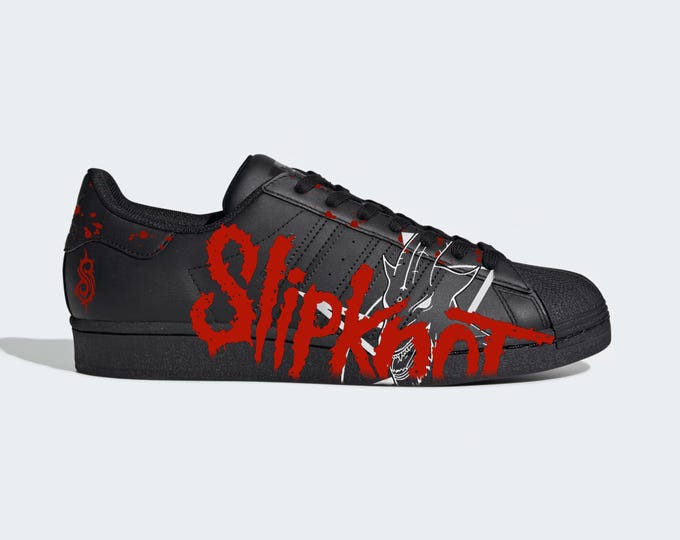 Custom Slipknot Adidas Superstar - Hand-painted Sneakers - Etsy