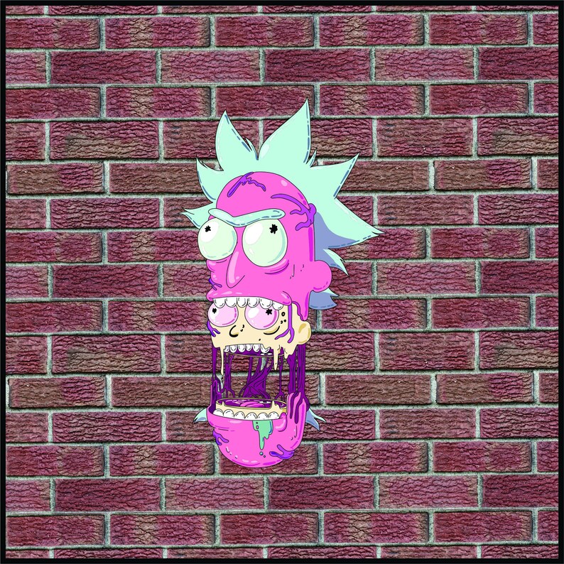 Rick and Morty Vector (monster) Svg-eps-png-cdr-pdf - Etsy