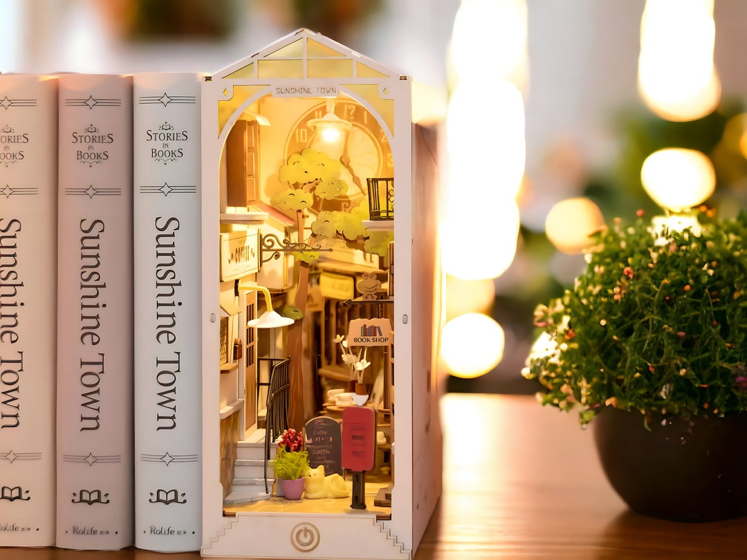 Sunshine Town Japanese-style DIY Book Nook Kit Handmade - Etsy