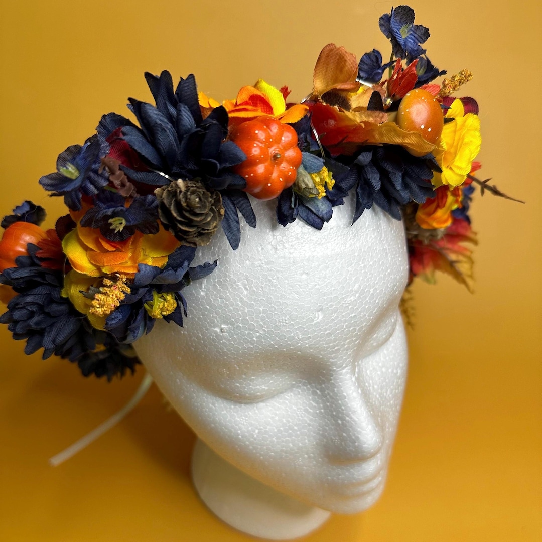 Light-up Autumn Fairy Flower Crown for Ren Faire & Dnd Towers and ...