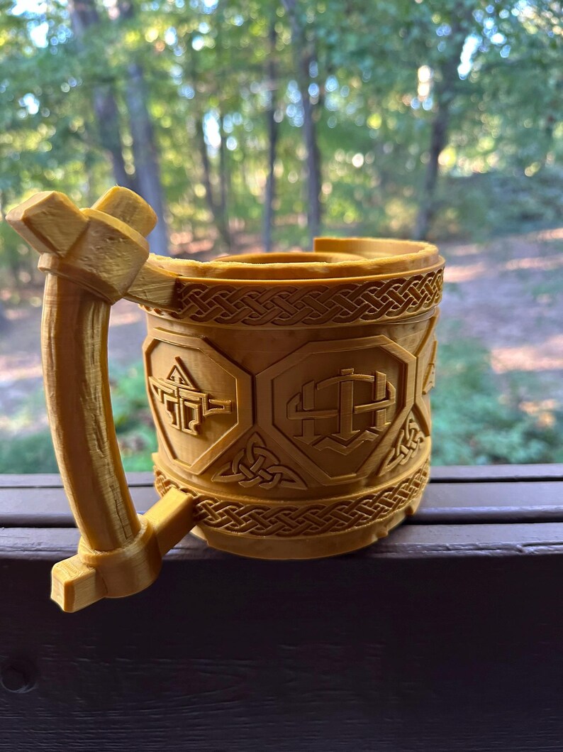 Dwarven Dice Tower Mug: 3D Printed Can Holder, D&D Gift - Etsy