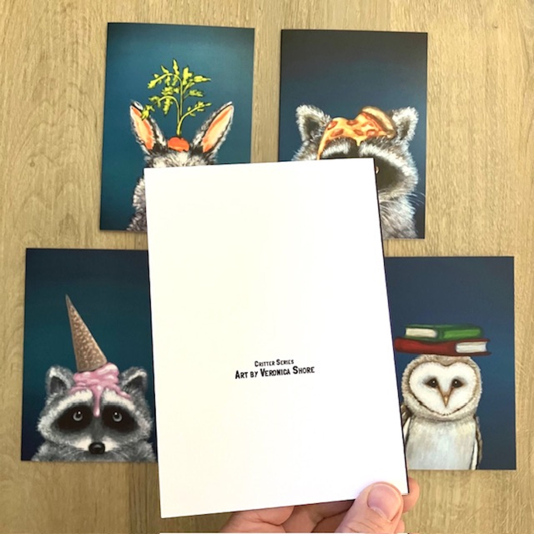 Critter Series Greeting Cards - Set 1 - Etsy