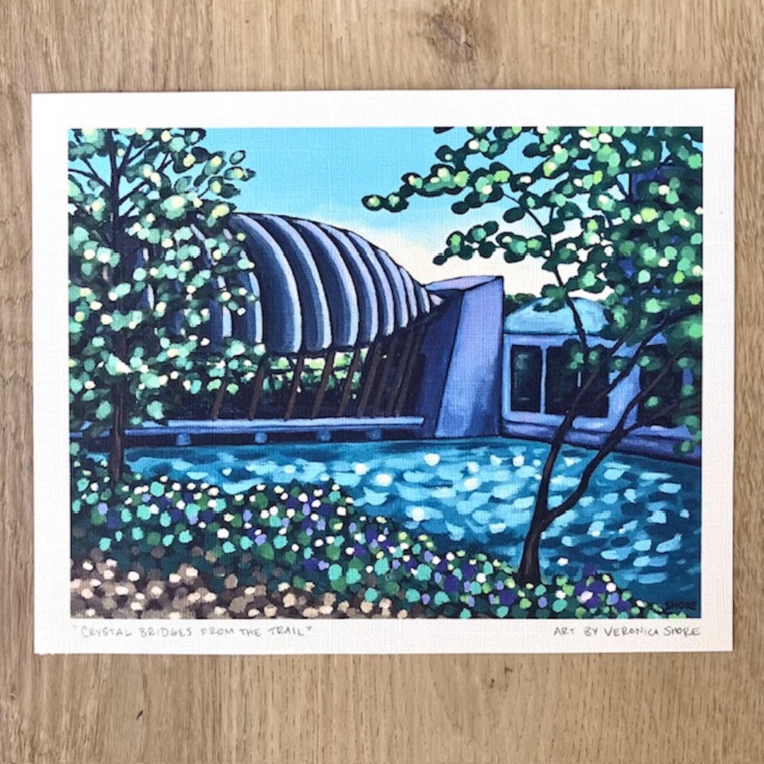 Fine Art Print "crystal Bridges From the Trail" - 8x10 - Etsy
