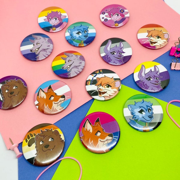 Furry Pins - Etsy
