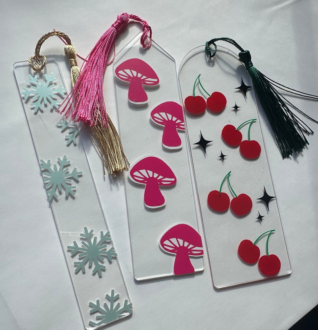 Custom Acrylic Bookmark - Etsy