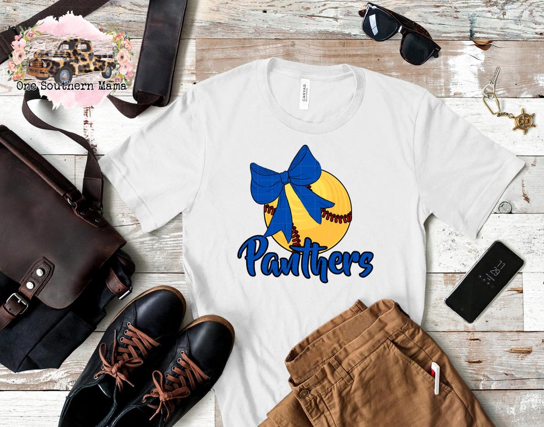 Panthers Softball Coquette PNG Panthers Softball Design Panthers Team ...