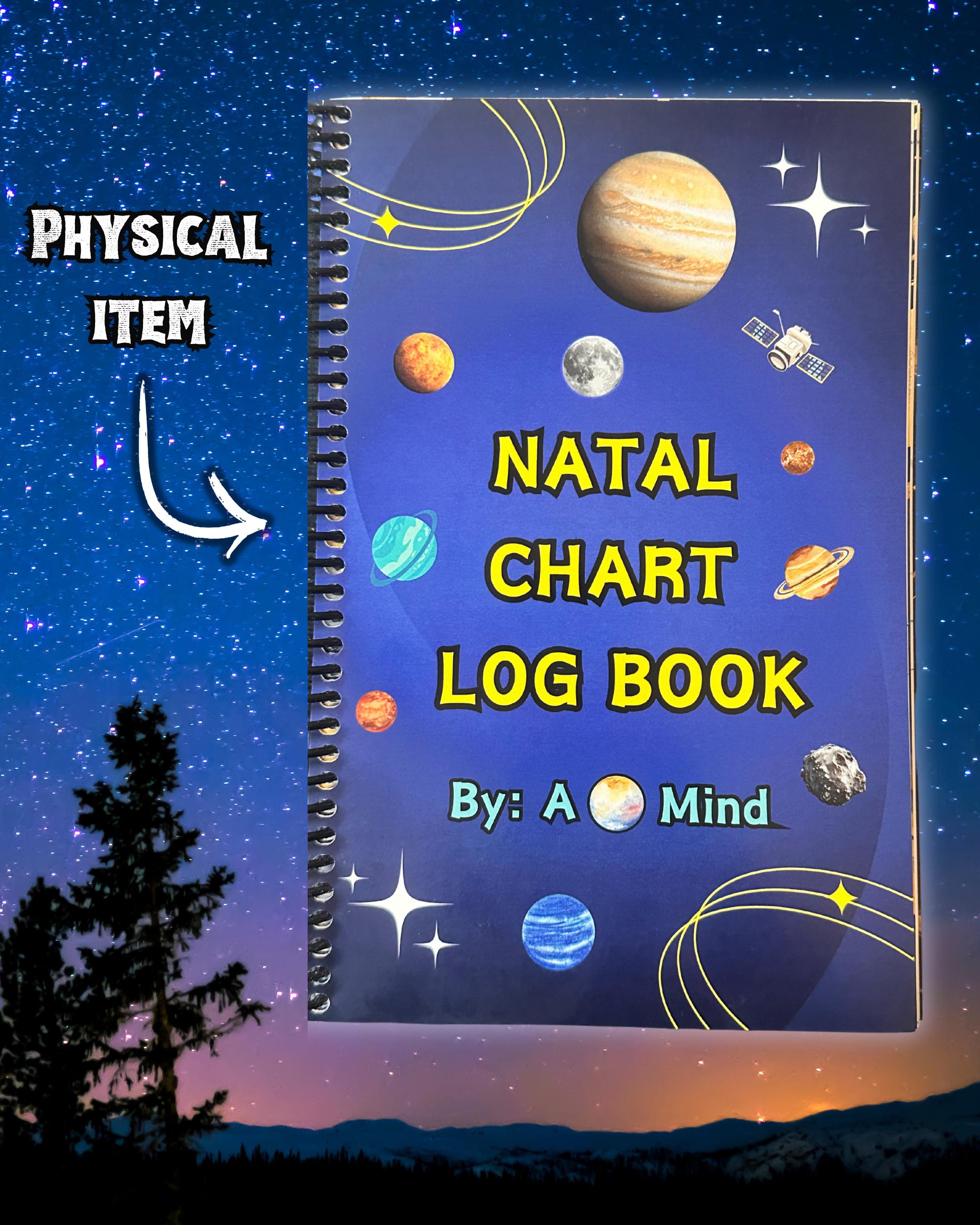 NATAL Chart LOG BOOK Tracker - Track Your Birth Chart in a Physical ...
