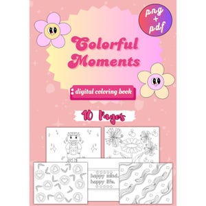 Coloring Book| Digital|instant Download || | Digital Coloring - Etsy
