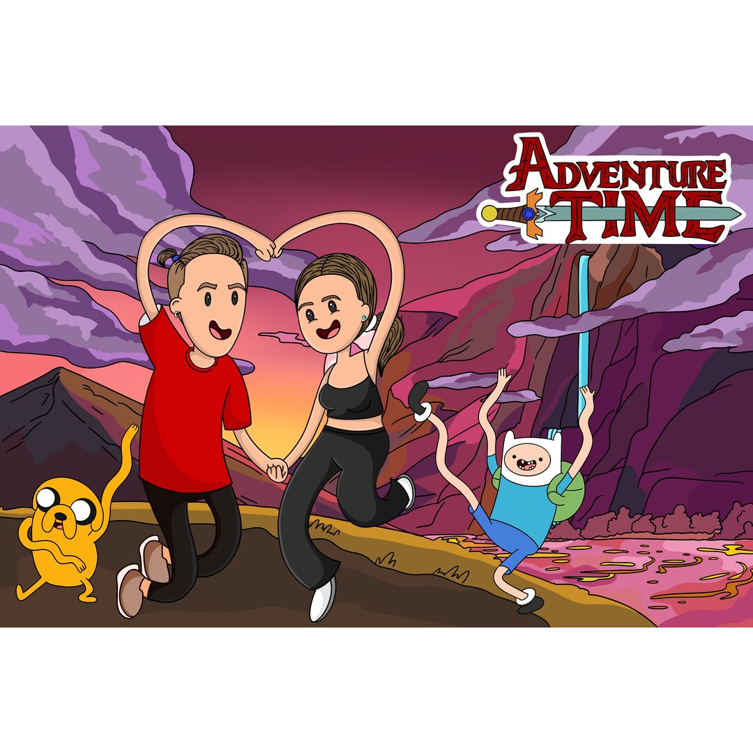 Adventure Time | Custom Portrait | Adventure Time Custom Drawing ...