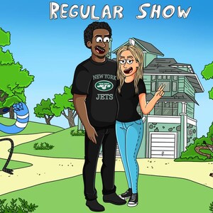 Regular Show Portrait | Custom Regular Show Portrait | Personalized ...
