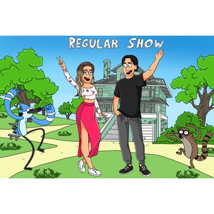 Regular Show Portrait | Custom Regular Show Portrait | Personalized ...