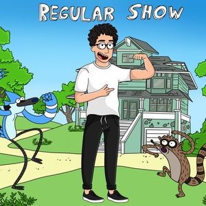 Regular Show Portrait | Custom Regular Show Portrait | Personalized ...