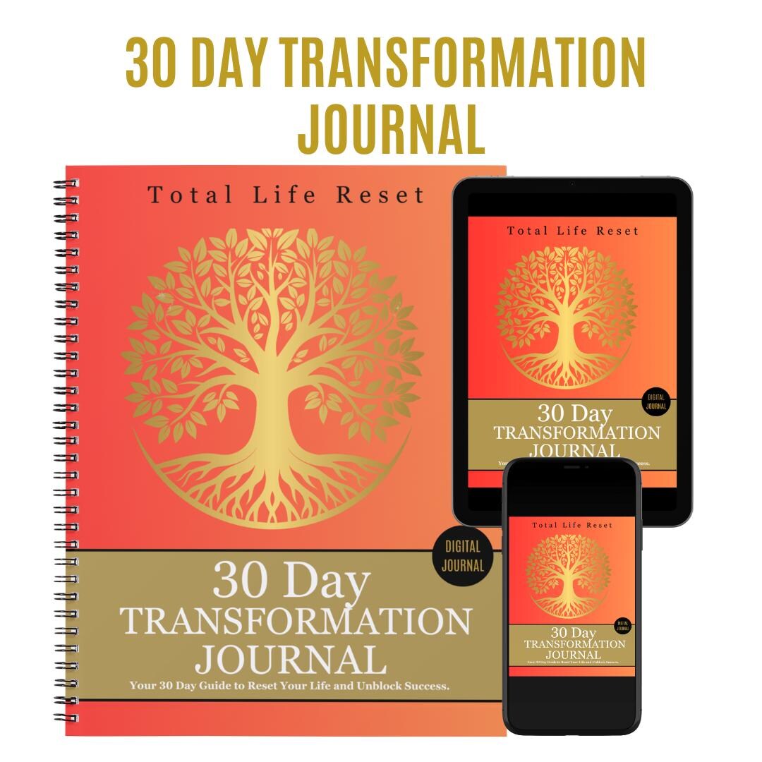 30-day Transformation Journal, Goals and Affirmations,gratitude Journal ...