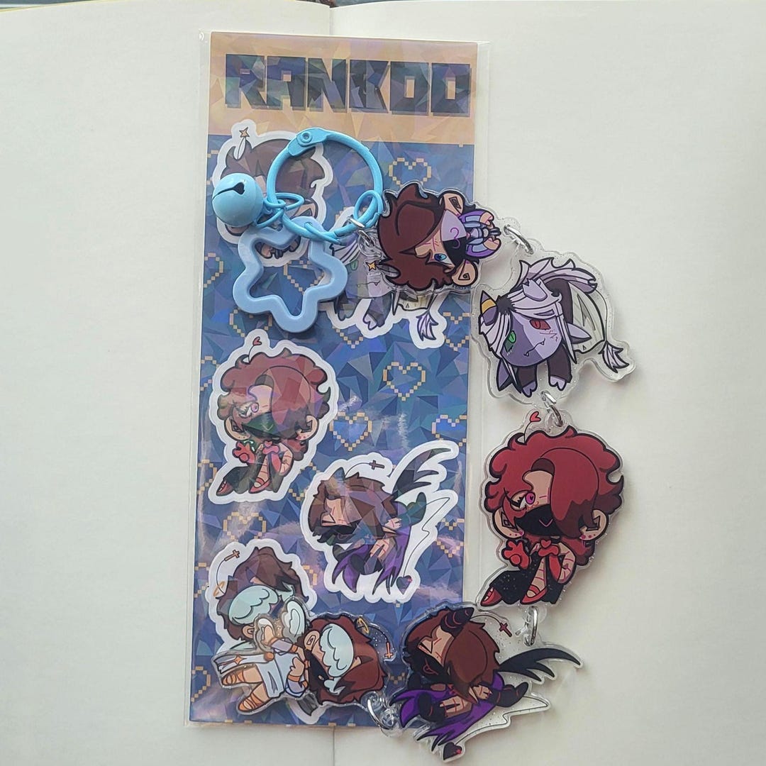 Ranboo & Ransonas Acrylic Keychain and Stickers - Etsy