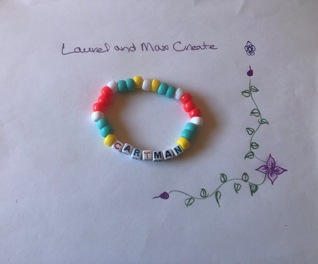 South Park Cartman Kandi Bracelet - Etsy