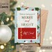 Christmas Gift Card Holder Template for Teacher | Instant Download ...