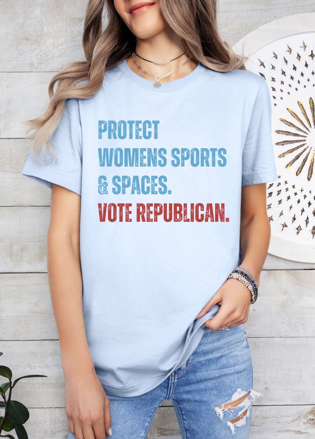 Protect Womens Sports & Spaces Shirt, Vote Republican, Protect Girls ...