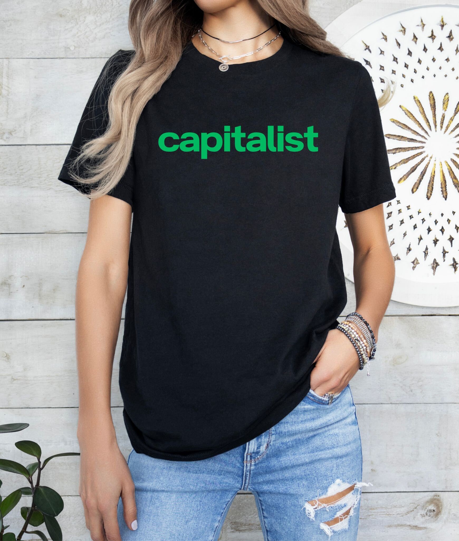 One Word Capitalist Shirt, Capitalist Shirt, Business School Graduation ...