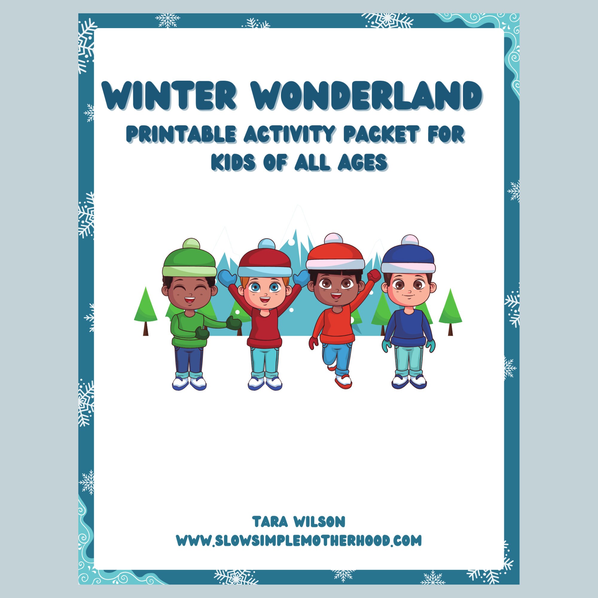 Printable Winter Activity Packet for Kids, Discover Winter Wonderland ...