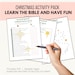 Christian Christmas Activity Pack, Bible Based Christmas Activities ...
