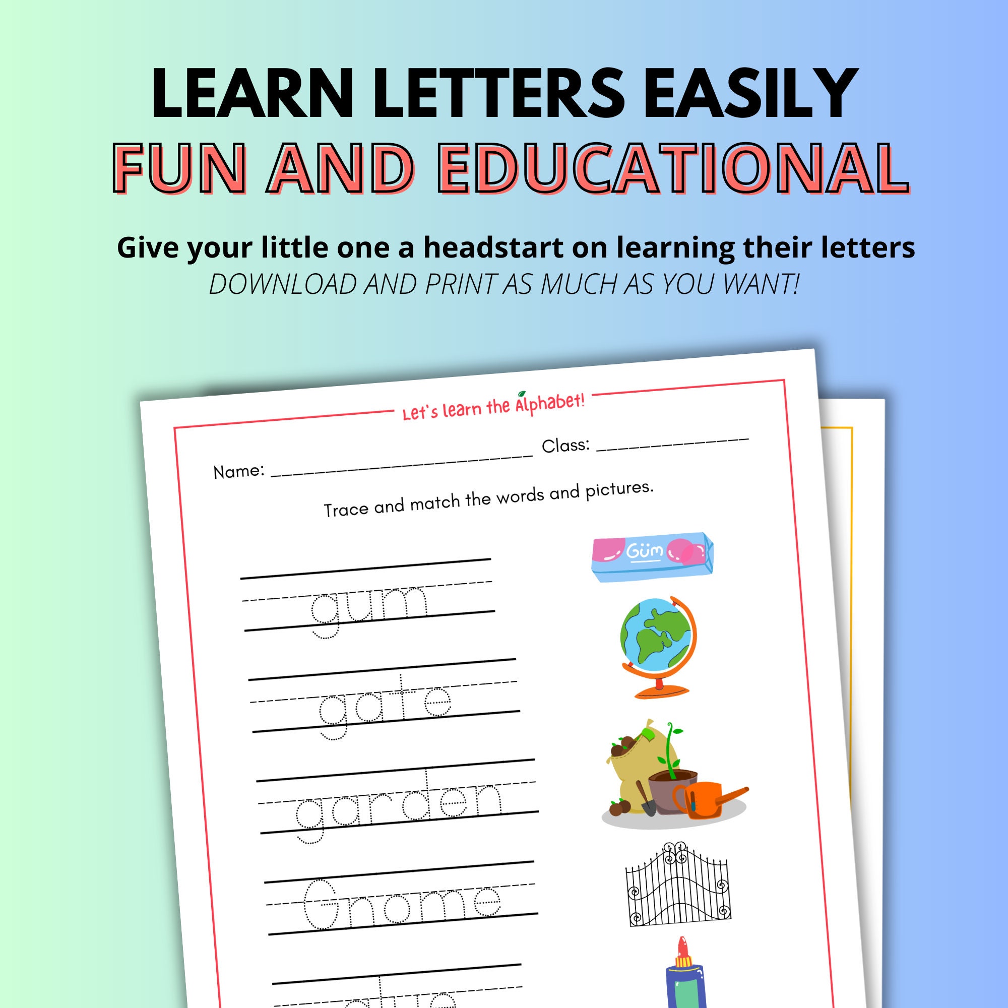 ABC Adventure: Homeschool or Preschool Alphabet Printables for Early ...