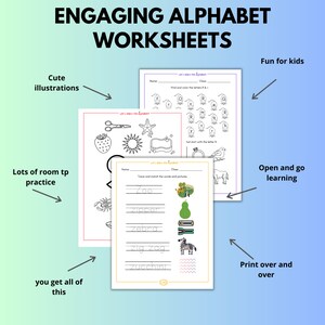 ABC Adventure: Homeschool or Preschool Alphabet Printables for Early ...