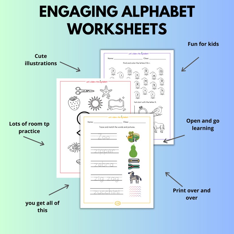 ABC Adventure: Homeschool or Preschool Alphabet Printables for Early ...