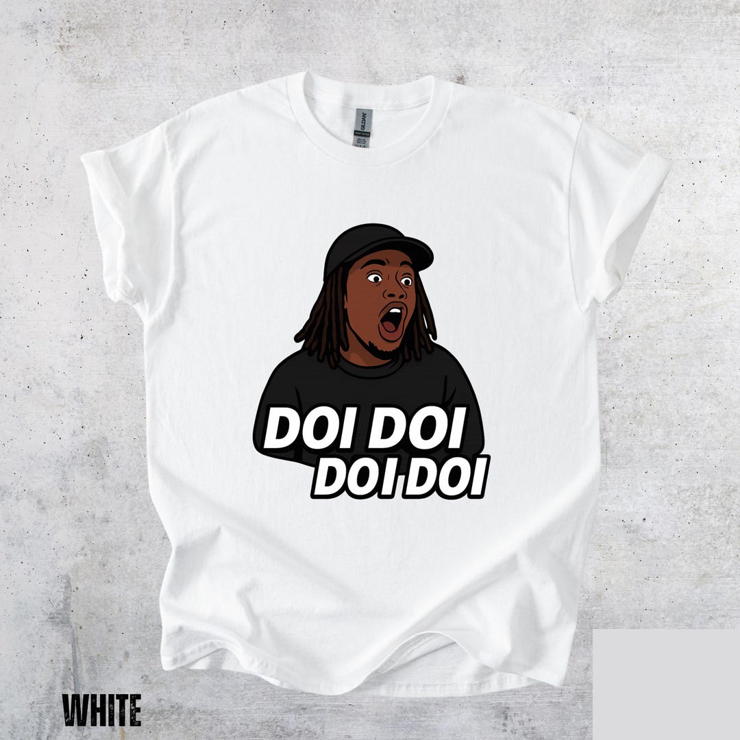 Kai Cenat Doi Doi Doi Tiktok Trend Unisex Tee, Heavy Cotton Shirt ...