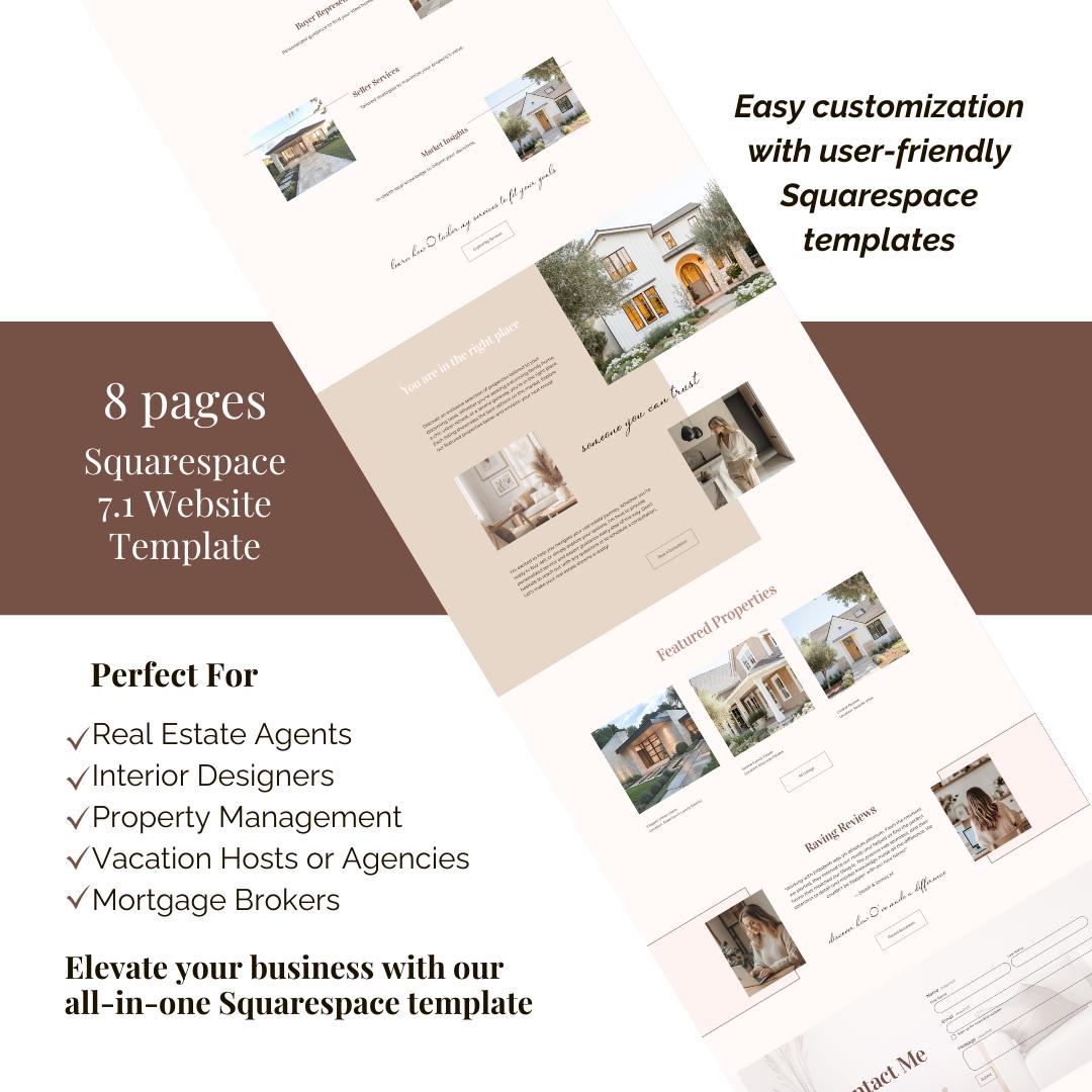 Realtor Website | Real Estate Agent Website | Squarespace Website ...