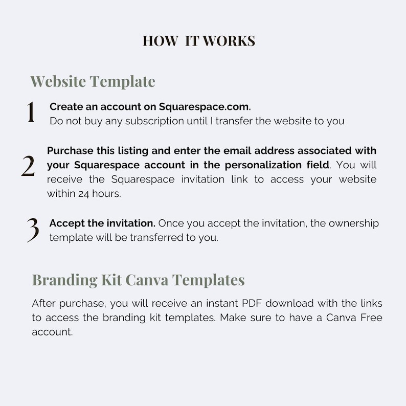 Squarespace Website Template | Virtual Assistant | Marketing Agency ...