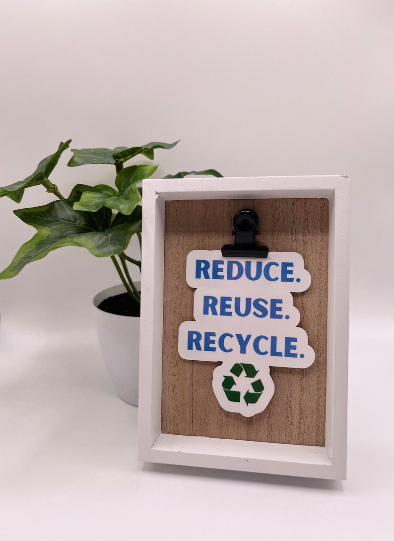 Reduce Reuse Recycle Sticker - Etsy
