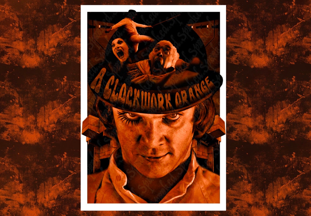 A Clockwork Orange | Movie Print | Horror Art | Art | Movie Poster ...