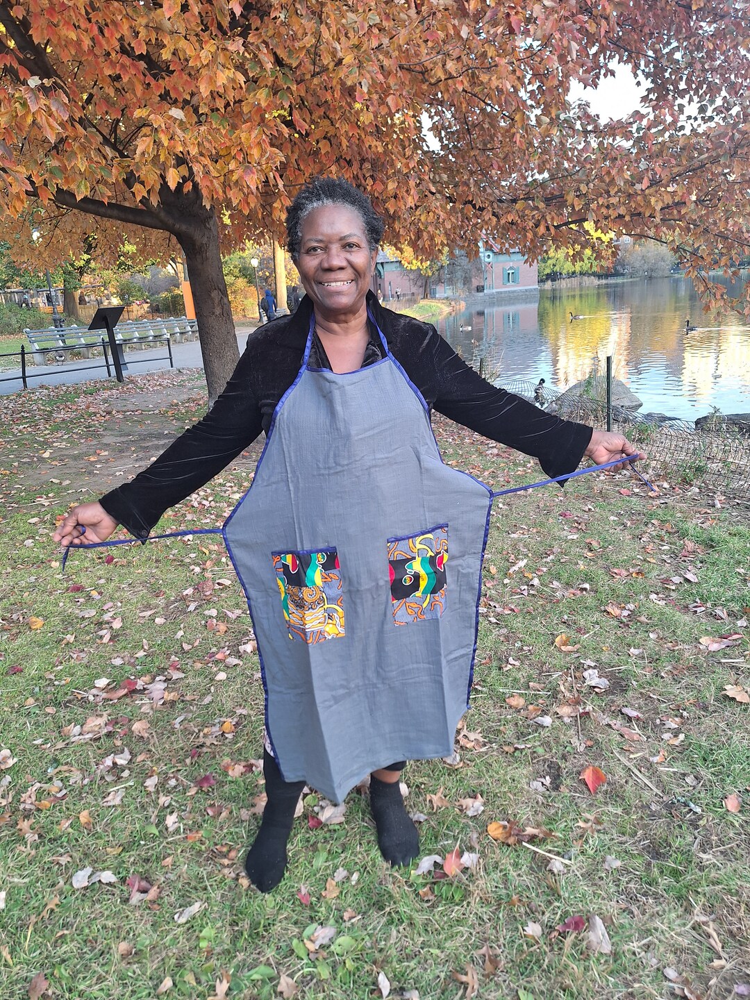 African Style Apron (cooking Apron, Artist Apron, Ceramics Apron) - Etsy