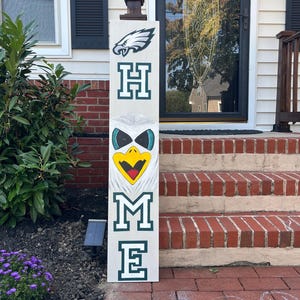 Custom Sports Team Porch Leaner | 4ft Hand Painted Home Sign | 3D ...