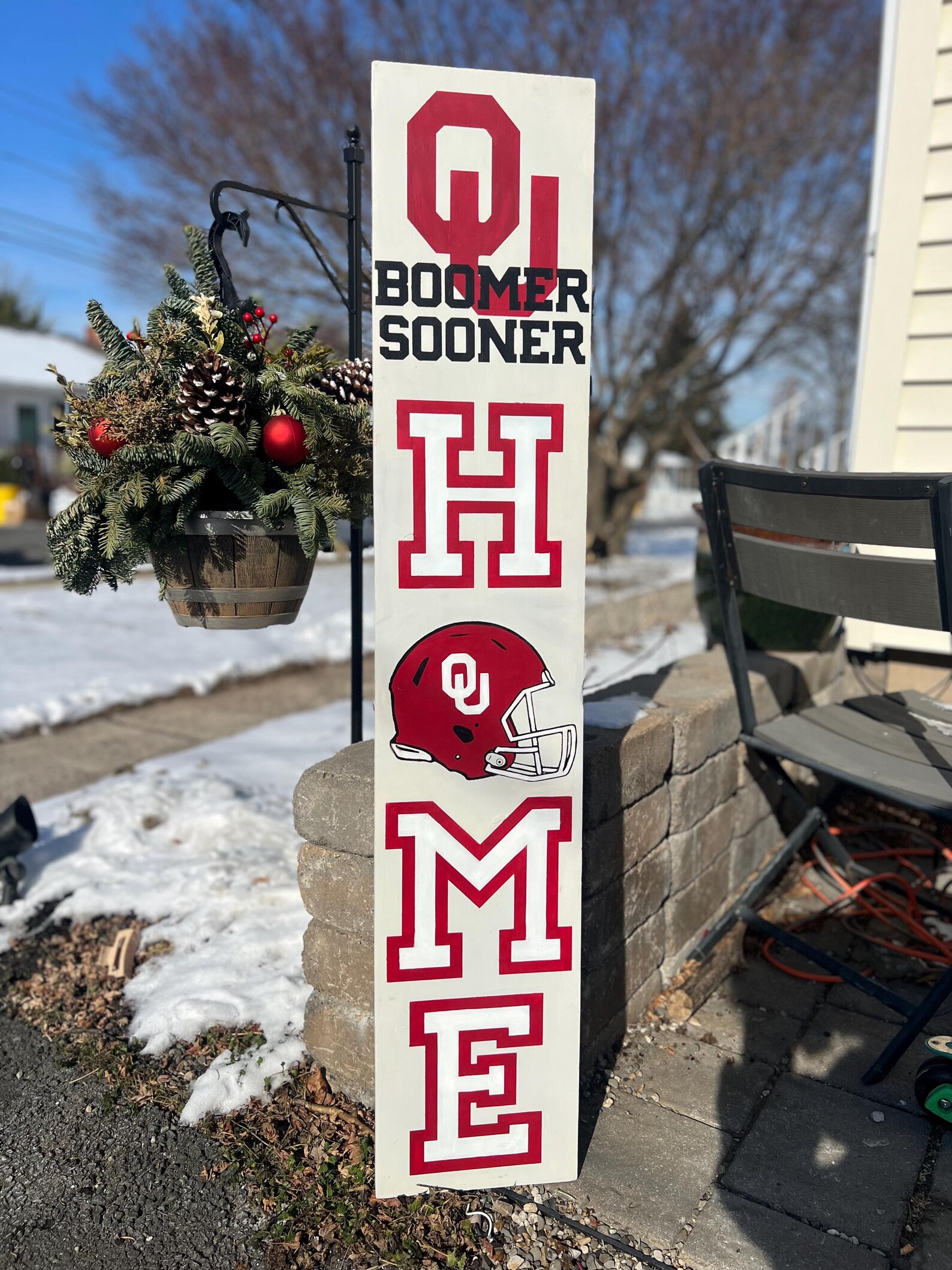 Custom College Team Porch Leaner | 3D Layered Football Door Sign - Etsy
