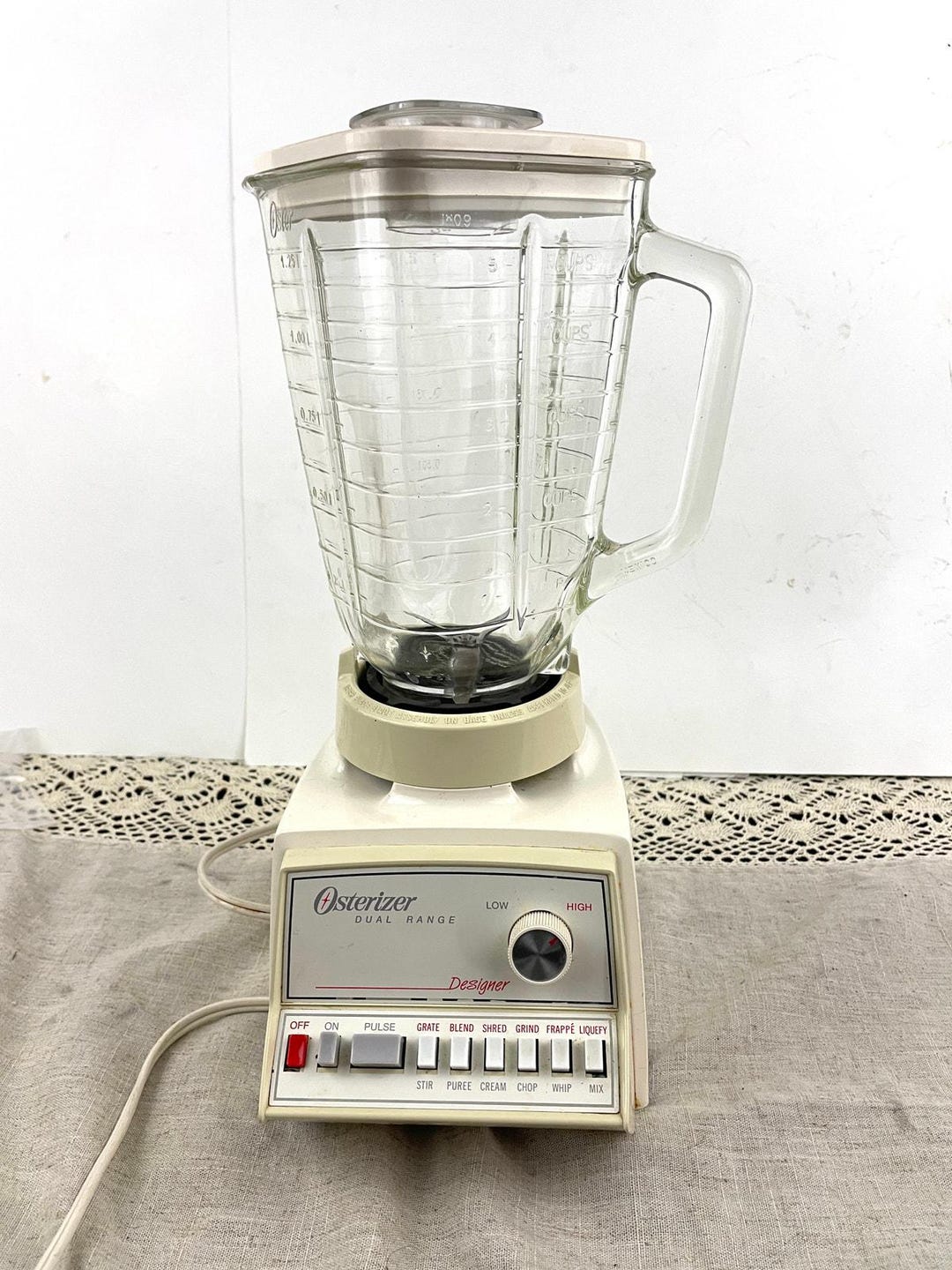Oster Osterizer Blender 5 Cups Glass Container With Lid Dual Range ...