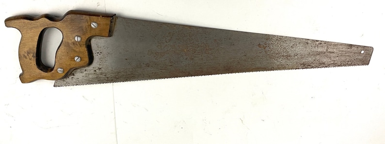 VTG Disston D-23 Crosscut Handsaw Wheat Pattern 8 Point 26” Inch Saw ...