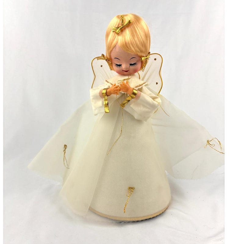 Vintage Angel Tree Topper - Etsy